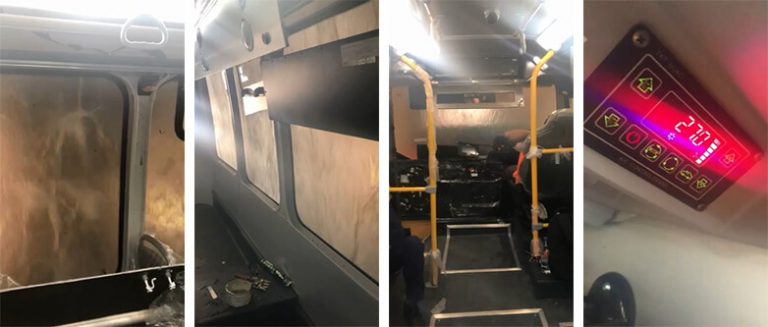 TKT Bus Air Conditioning Passed the Toughest Rain Test