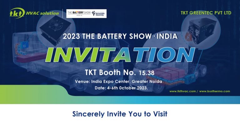 The Battery Show India 2023: Battery Cooling System Solution