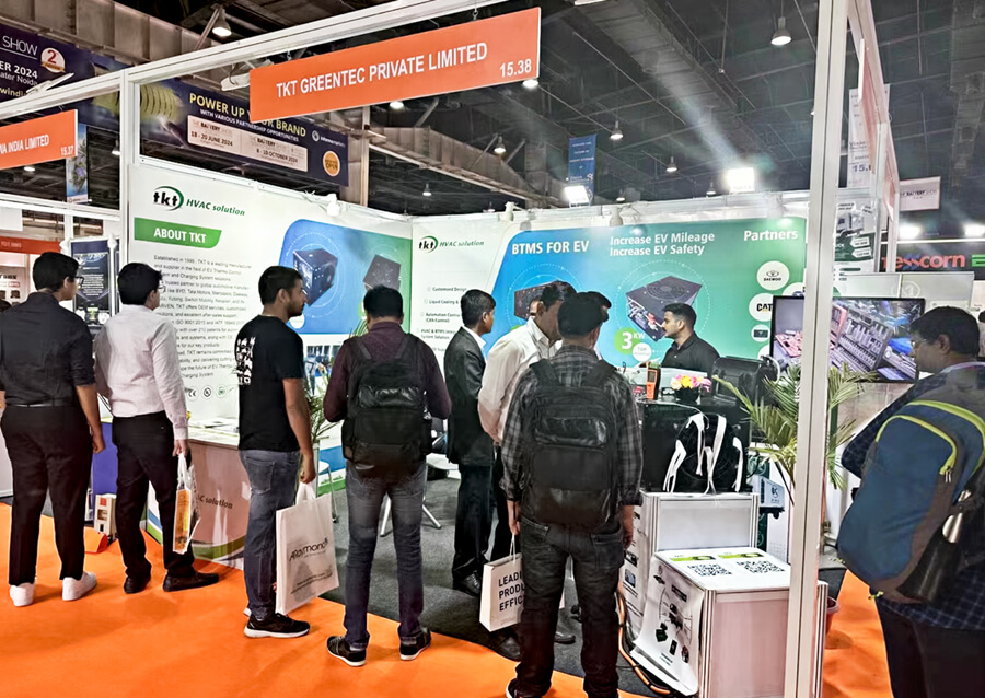 Battery Liquid Cooling System on Display and in Action at the Show