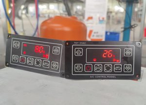 EV Battery Cooling System Combined with Bus Air Conditioning